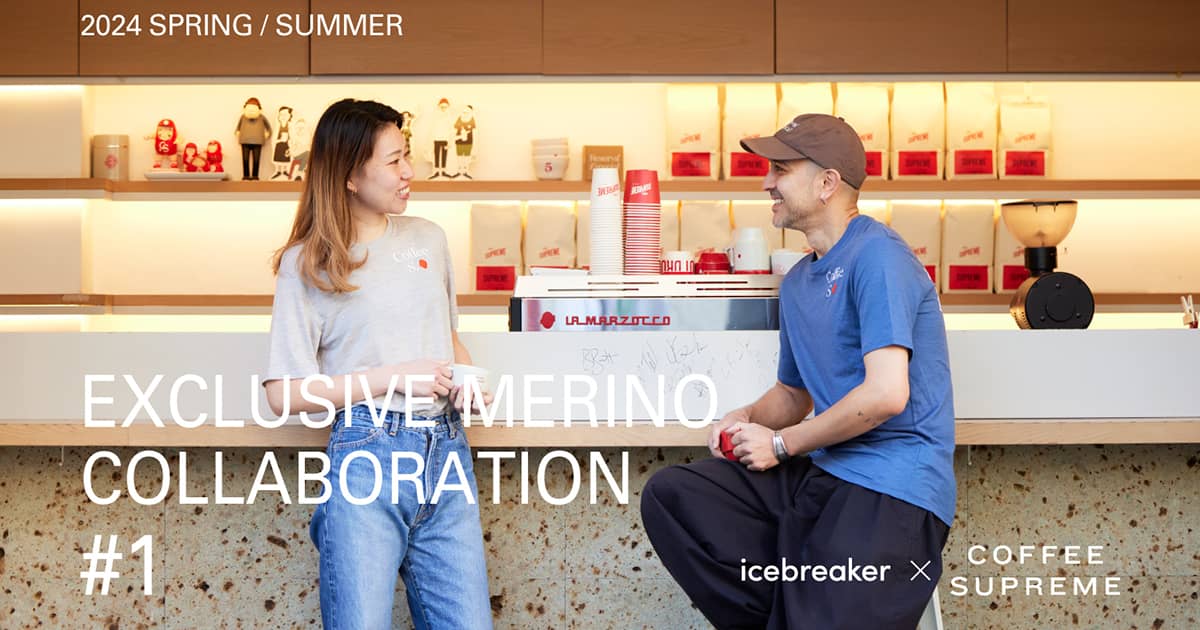EXCLUSIVE MERINO COLLABORATION #1 Coffee Supreme | icebreaker（アイスブレーカー）